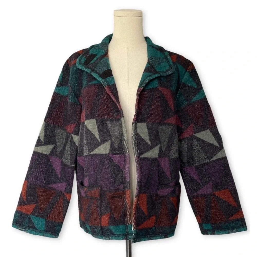 WRAPS by Canvasbacks | Jackets & Coats | Canvasbacks Wraps Wool Jacket ...